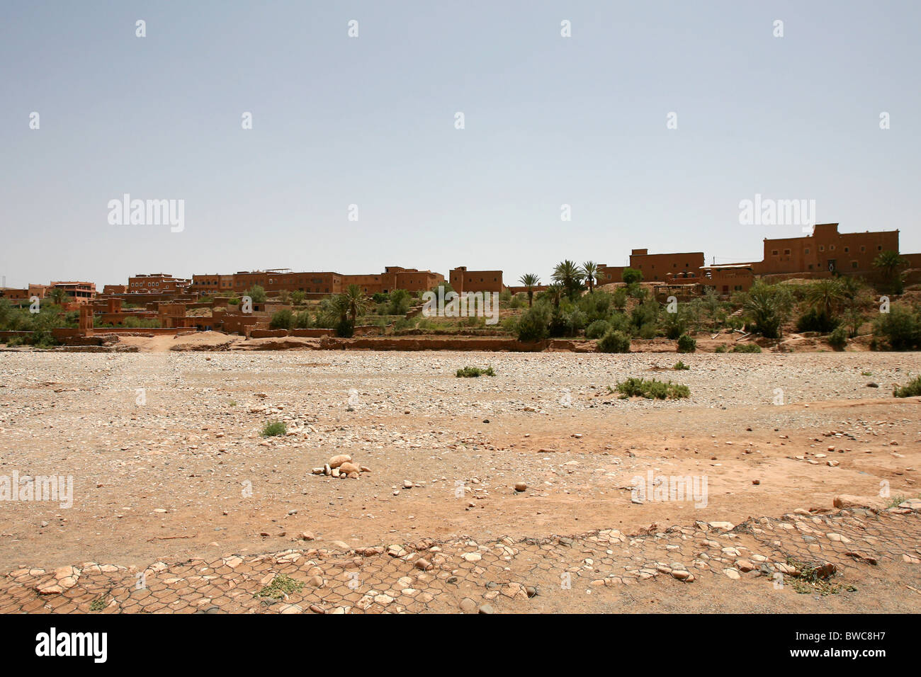 Buildings on the edge of the Sahara Desert in Morocco Stock Photo - Alamy