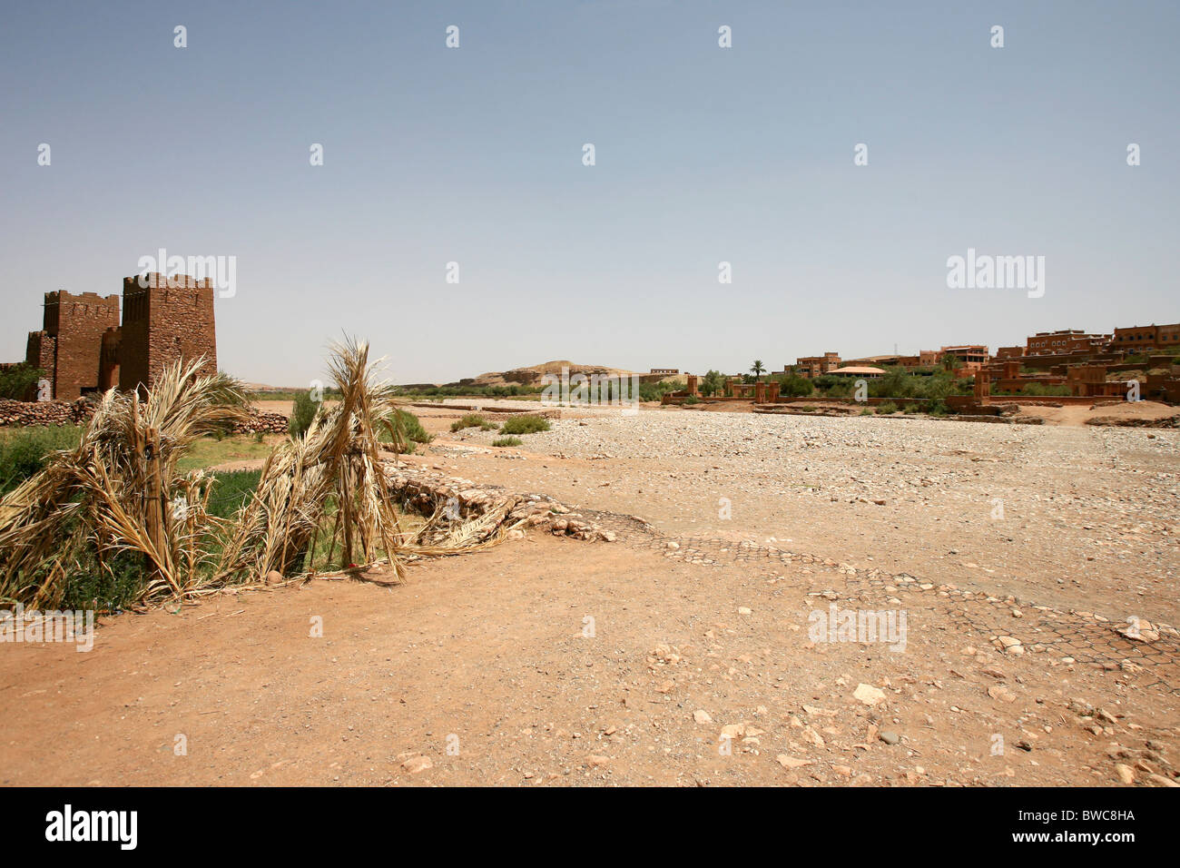 Buildings on the edge of the Sahara Desert in Morocco Stock Photo - Alamy