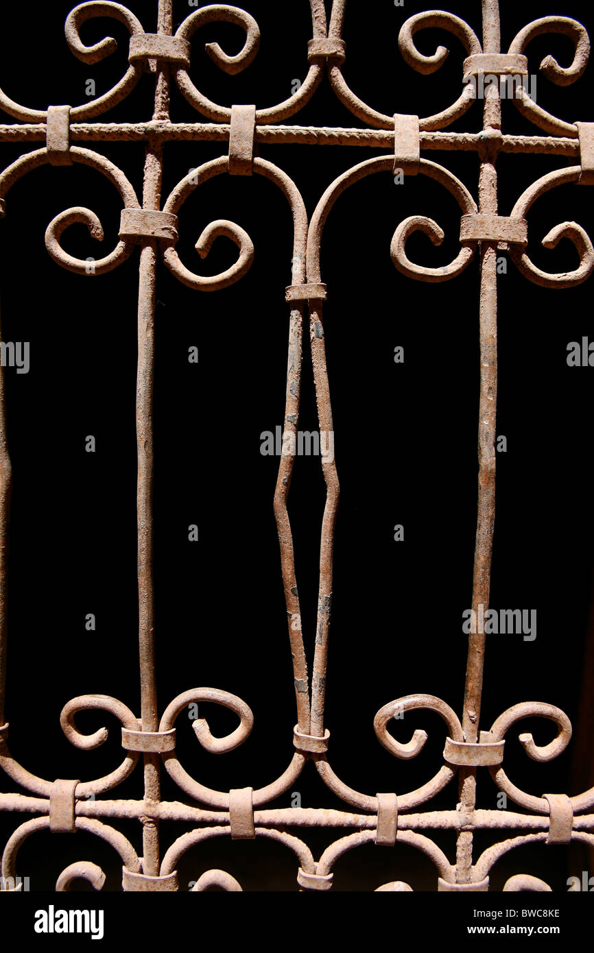 Ornate window bars hi-res stock photography and images - Alamy