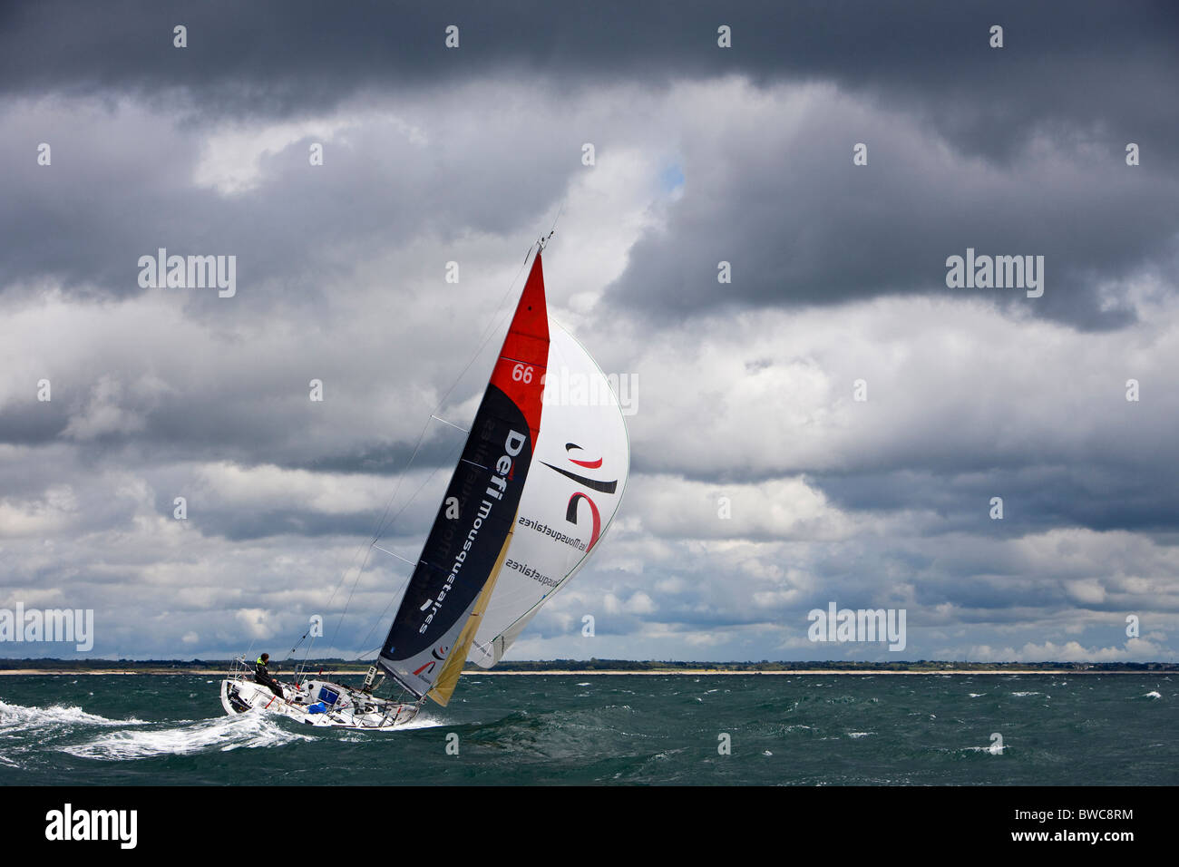 Figaro "Defi Mousquetaires", skippered by Thomas Rouxel. Figaro season ...
