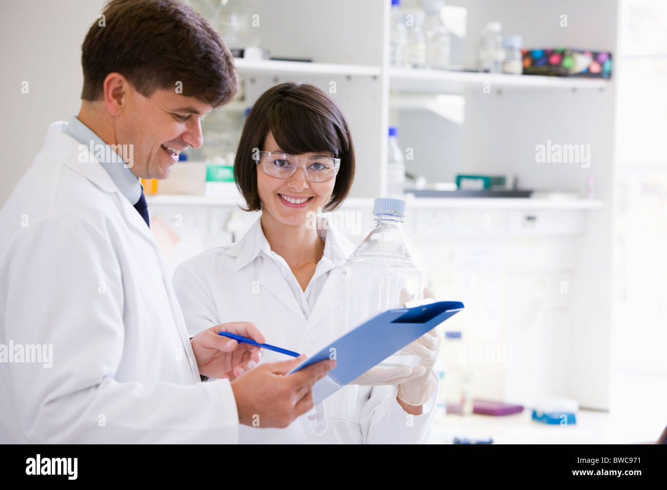 Scientists at work Stock Photo - Alamy