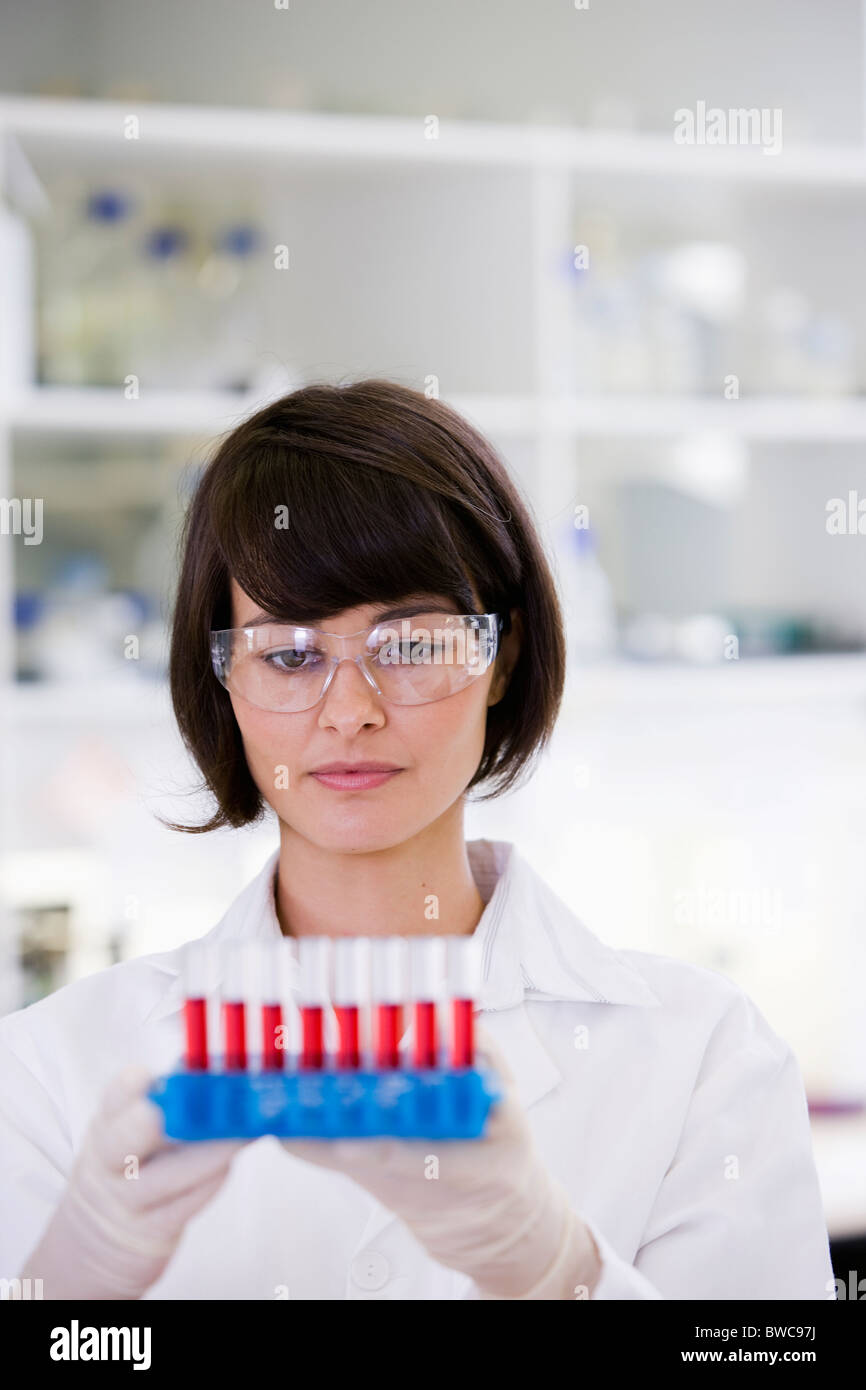 Young female scientist Stock Photo - Alamy