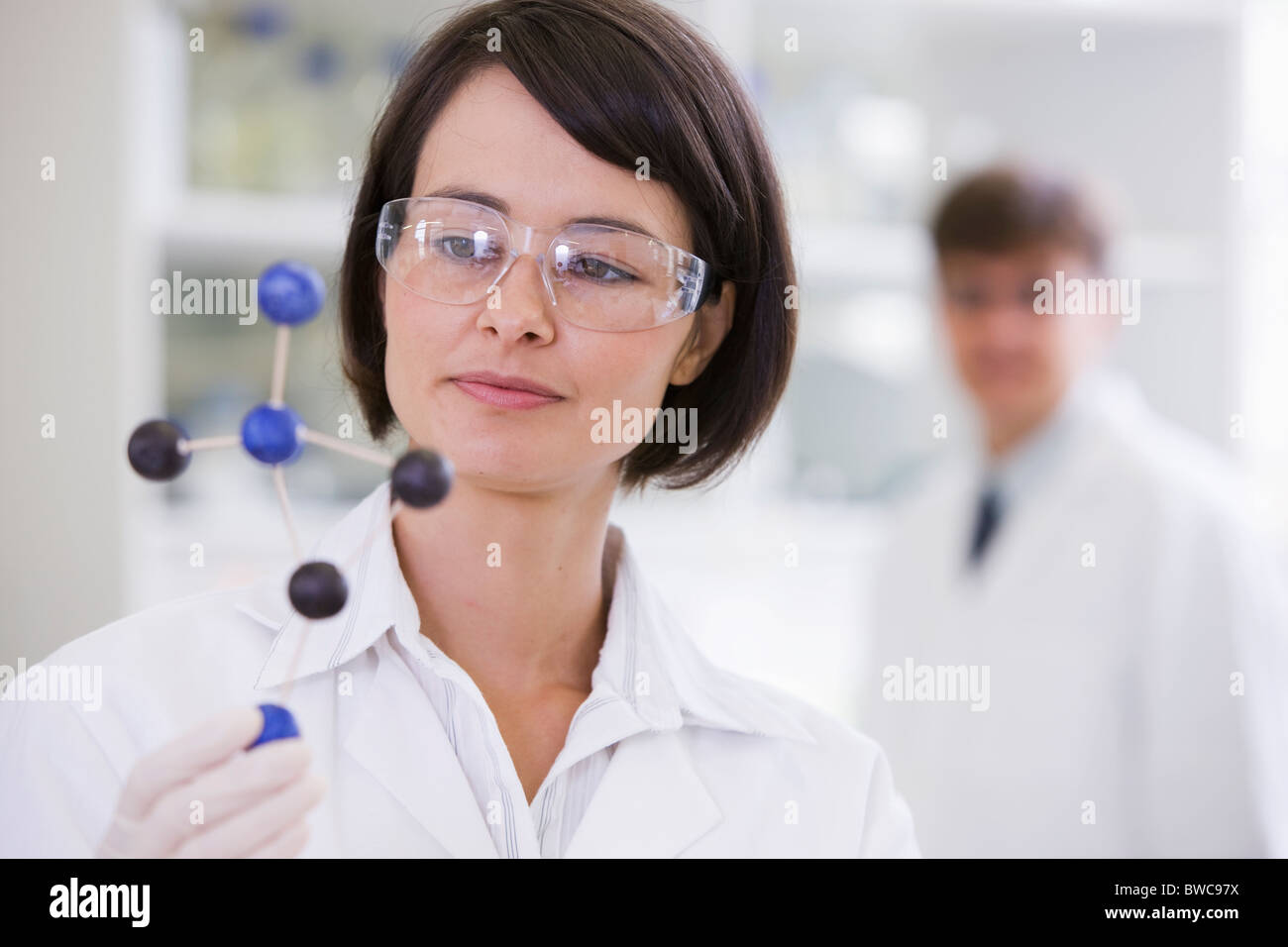 Young female scientist Stock Photo - Alamy