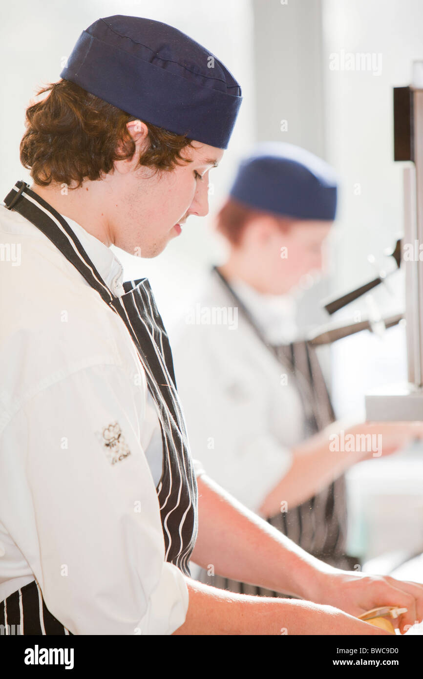 Catering students kendal college cumbria hi-res stock photography and ...