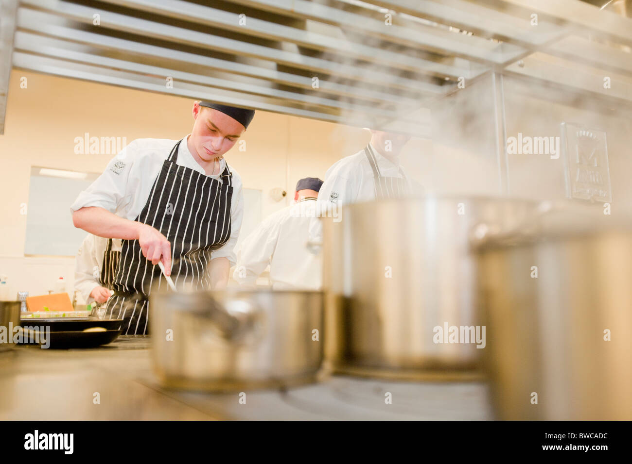 Catering students kendal college cumbria hi-res stock photography and ...