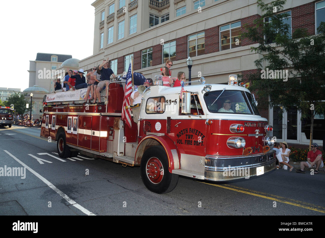 Fire truck in a parade hi-res stock photography and images - Alamy