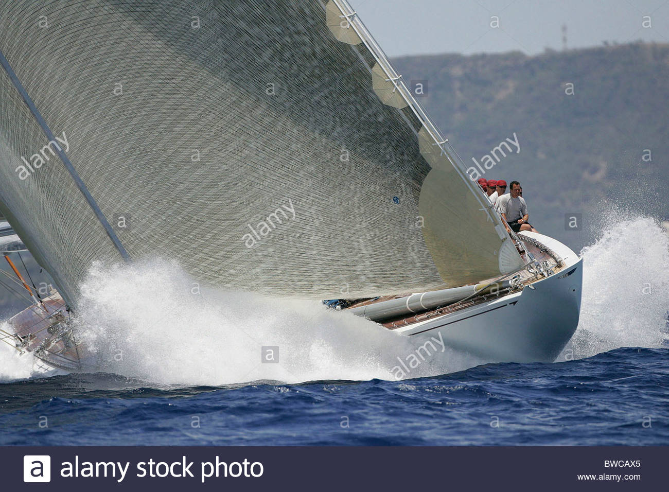 Antigua Classic Yacht Regatta Sailing Stock Photos & Antigua Classic ...