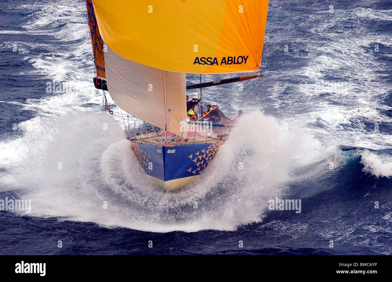 Assa Abloy moves at over 30 knots towards Sydney at the end of leg 2 of ...
