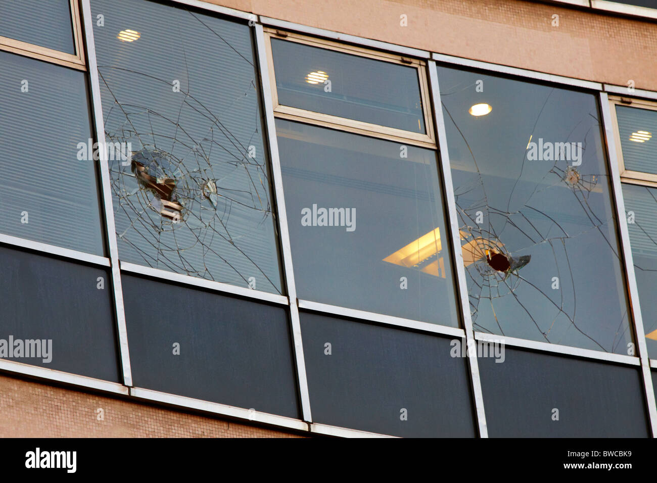 Protesters smash windows hi-res stock photography and images - Alamy