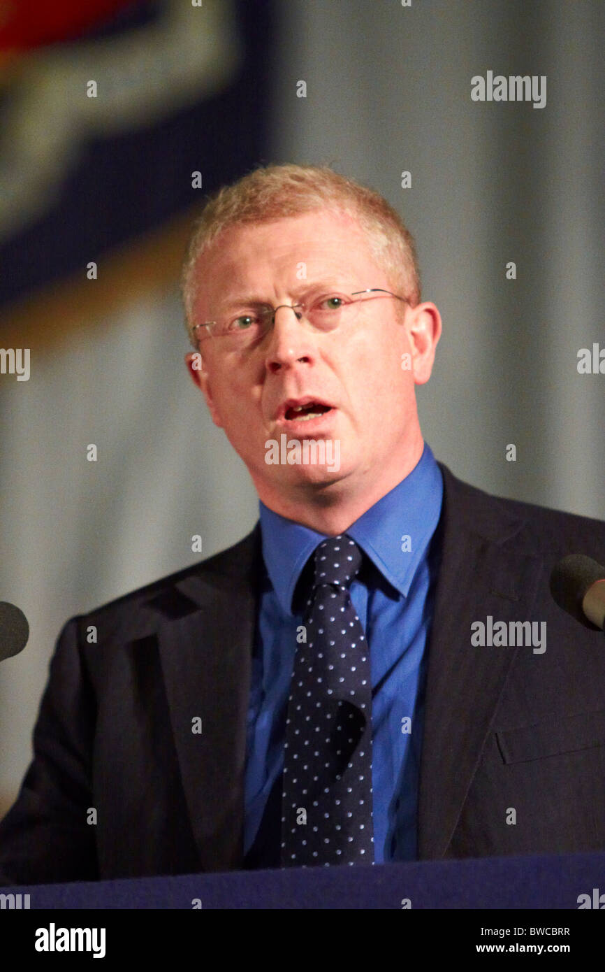 John McDonnell, Labour MP, addresses thousands of firefighters at a ...
