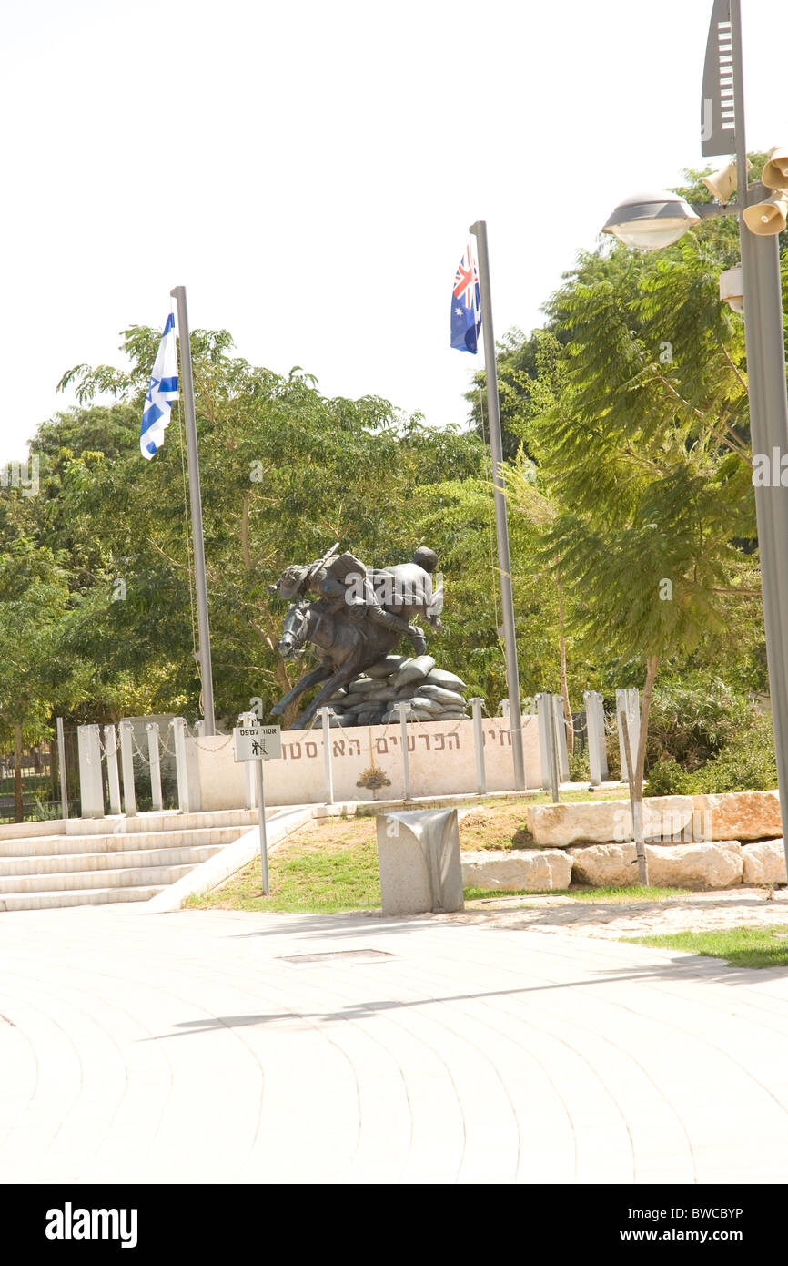 Statue to the Australian Horse in the Park of the Australian Soldier in ...