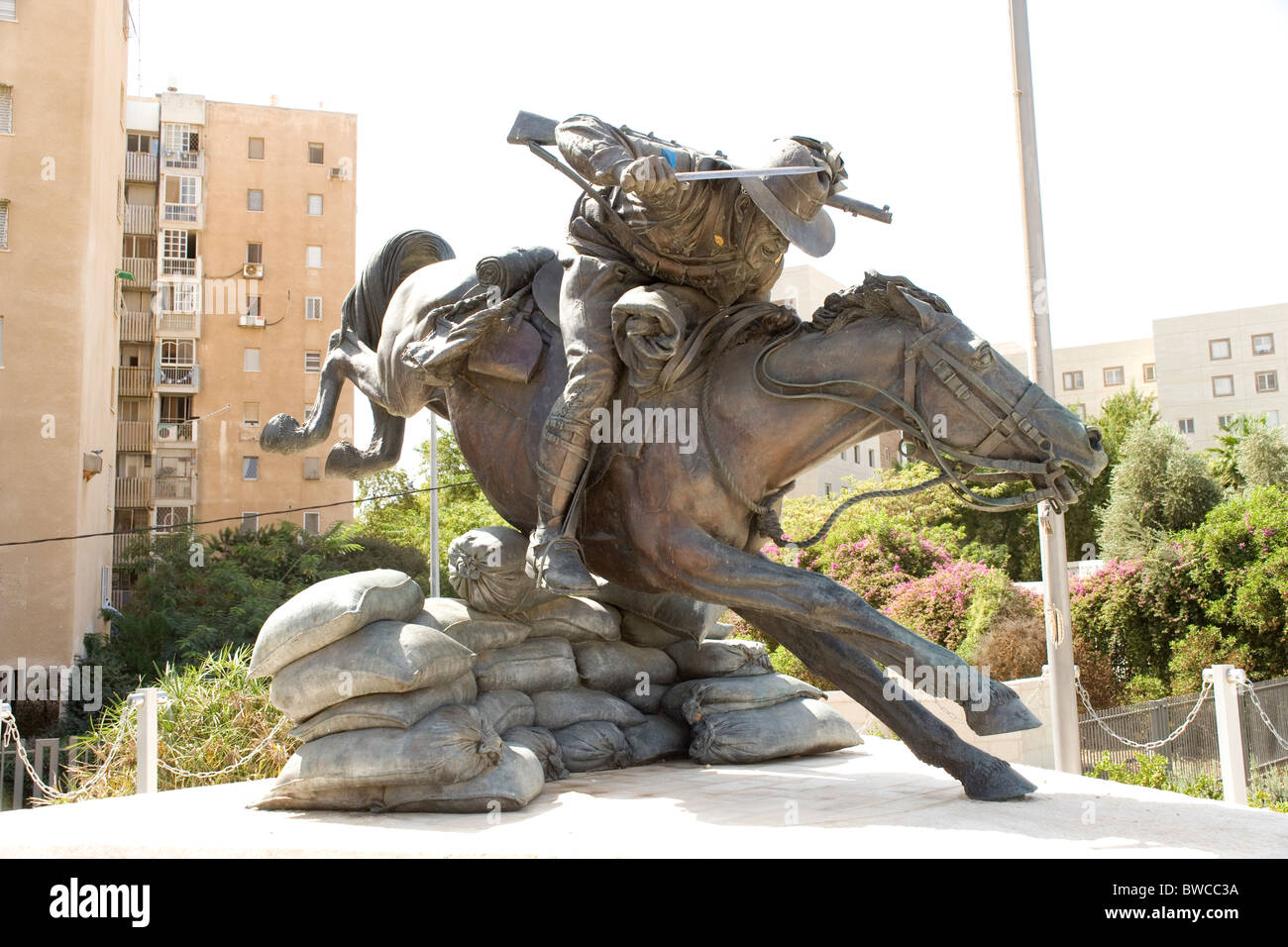 Statue to the Australian Horse in the Park of the Australian Soldier in ...
