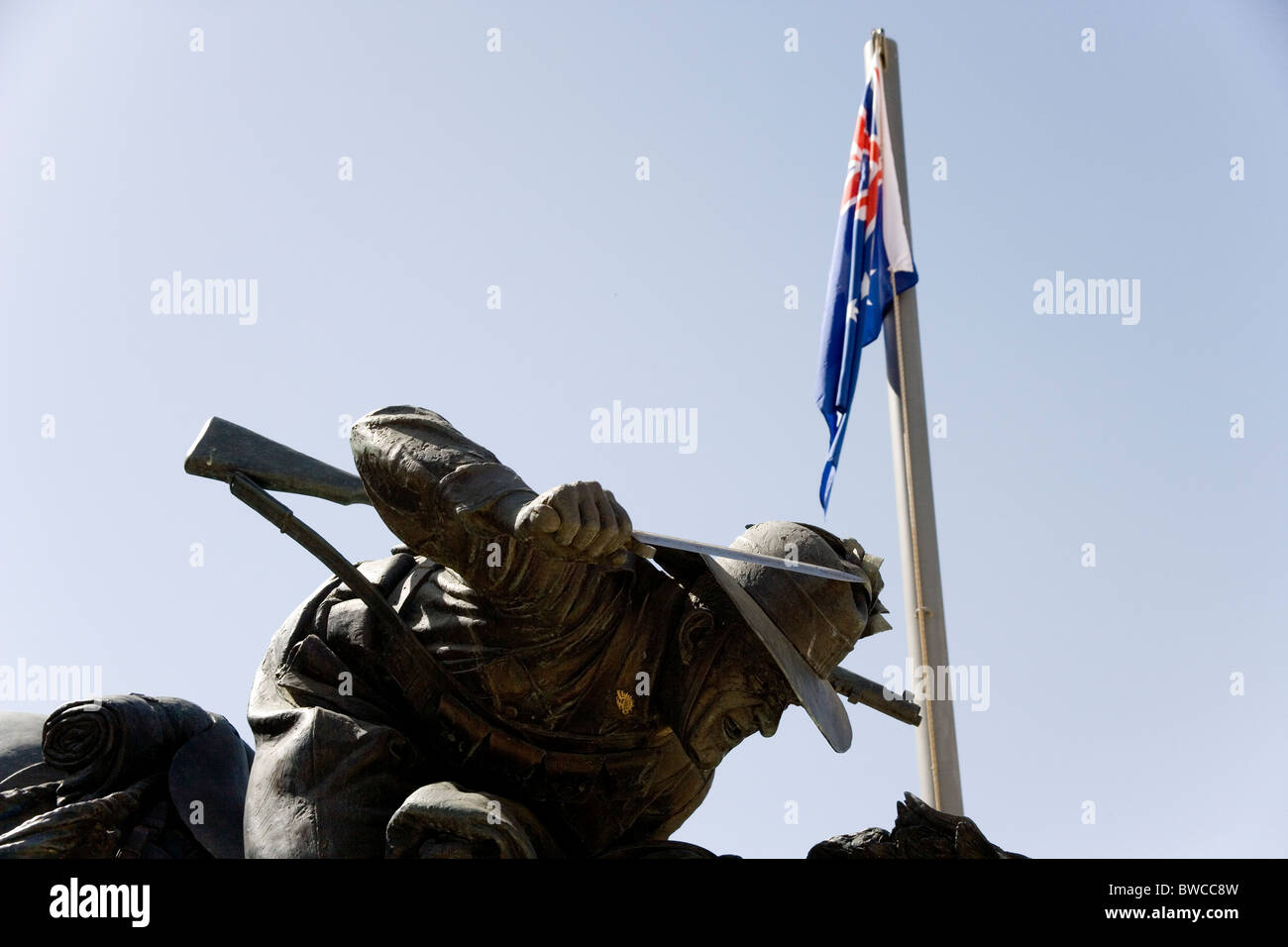 Statue to the Australian Horse in the Park of the Australian Soldier in ...