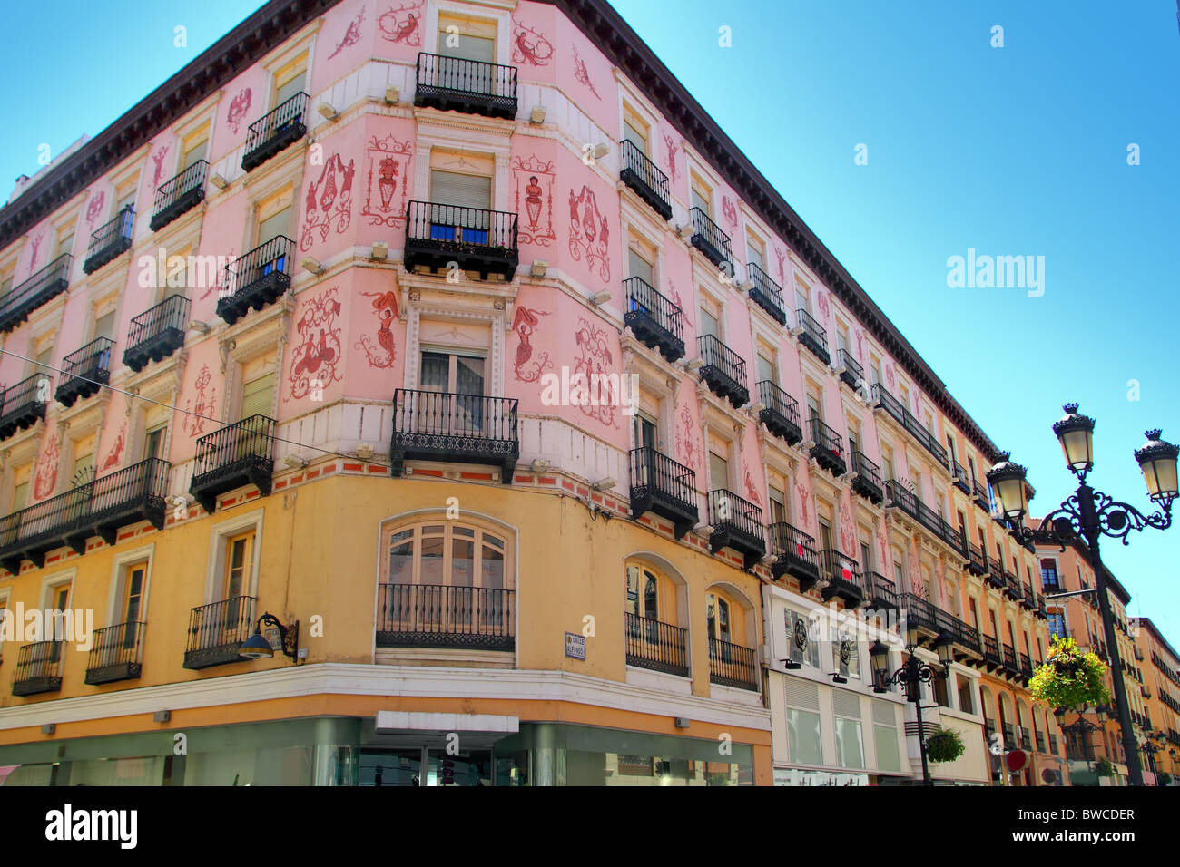 Flat building with green doors and windows hi-res stock photography and ...