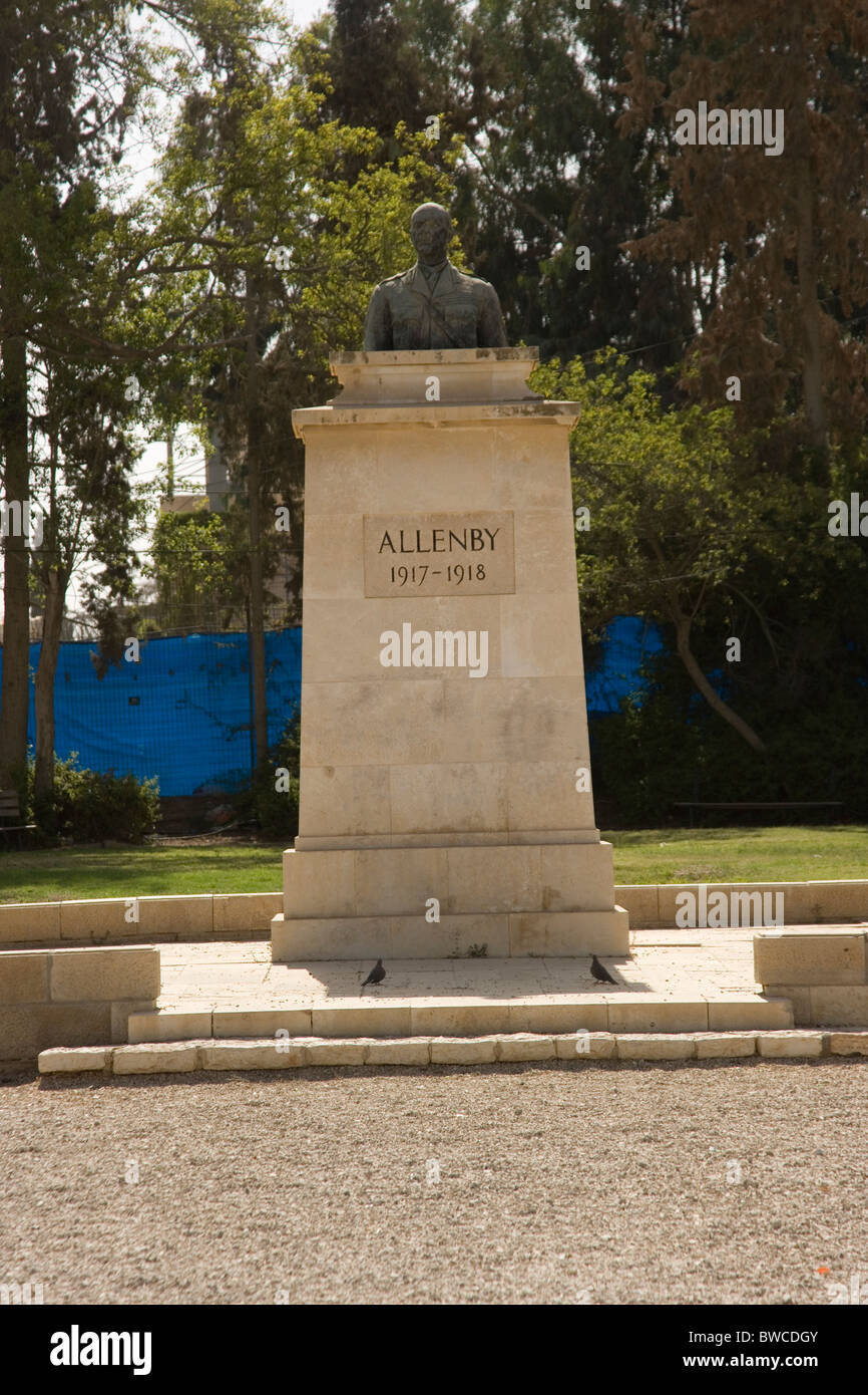 Statue of Field Marshall Allenby in Allenby Park Beersheva (Beersheba ...