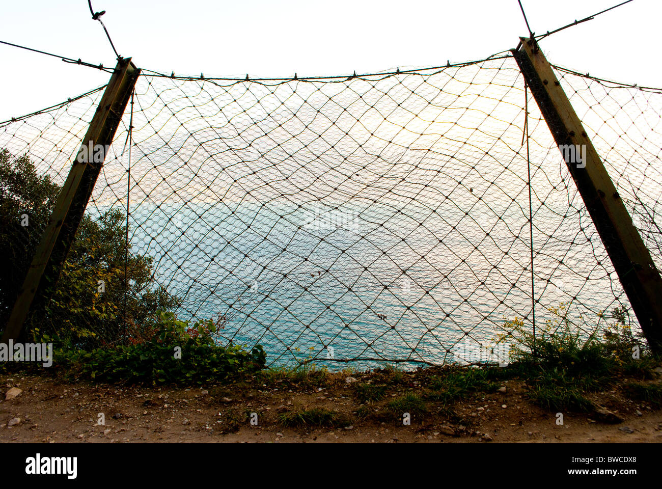 Rubble protection fence hi-res stock photography and images - Alamy