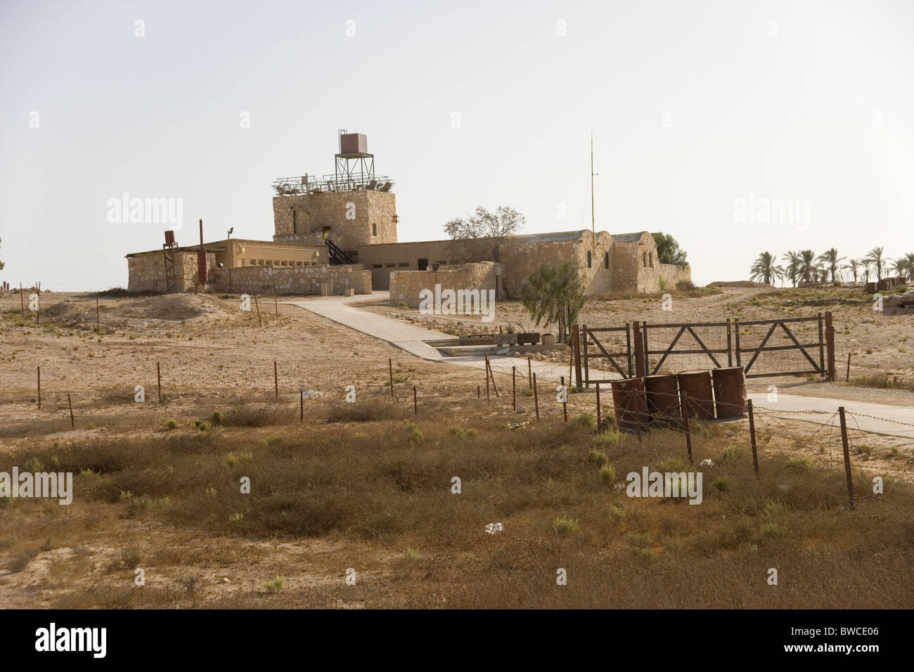The Kibbutz Revivim founded in 1943 south of Beersheba in the Negev ...