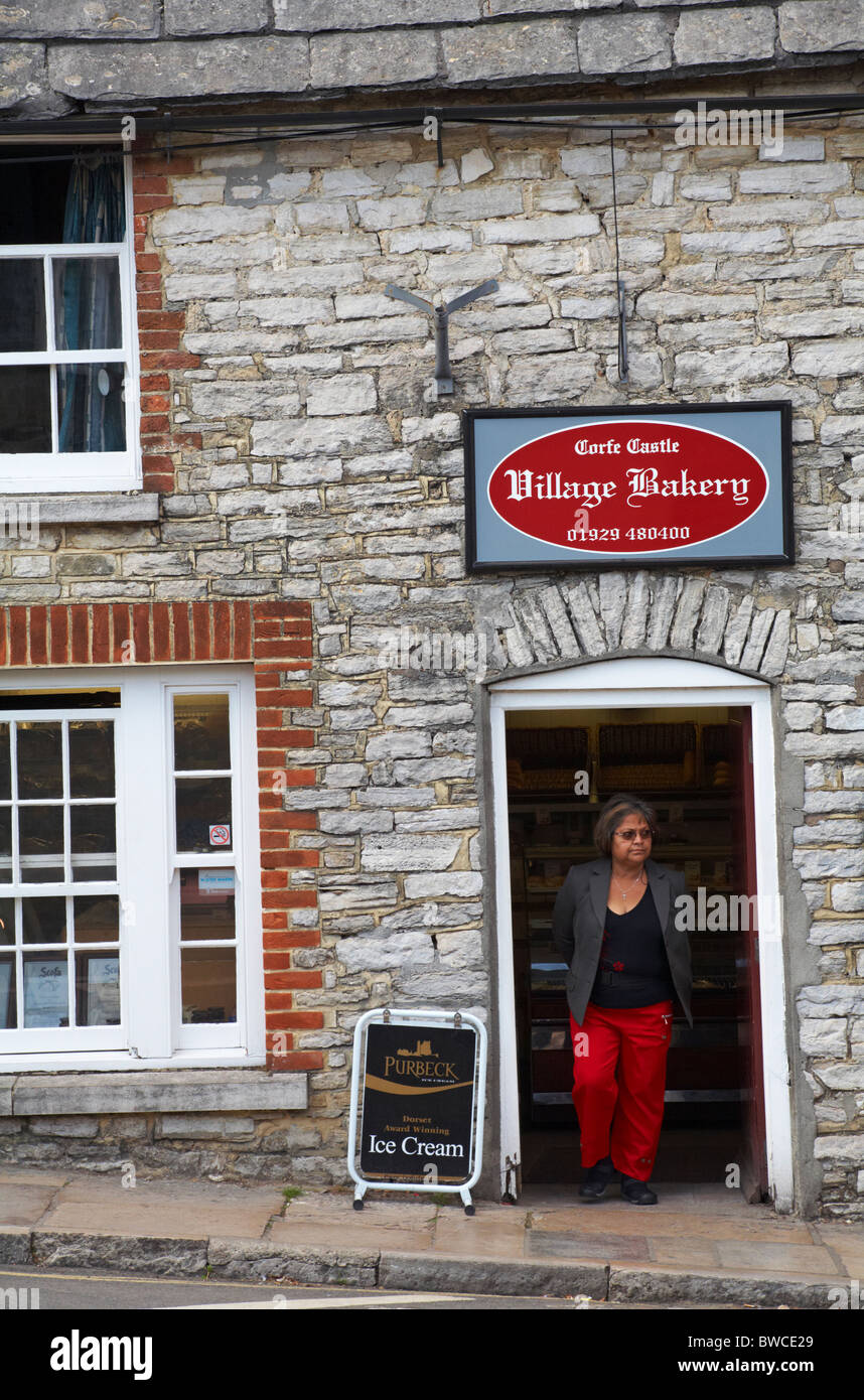 Village bakery corfe castle hi-res stock photography and images - Alamy