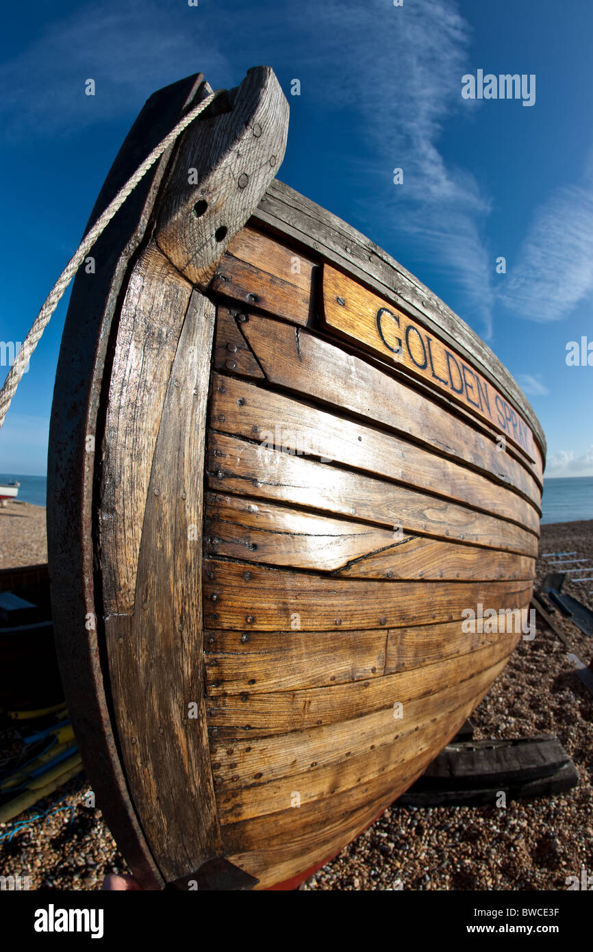 Walmer fishing boat Stock Photo - Alamy