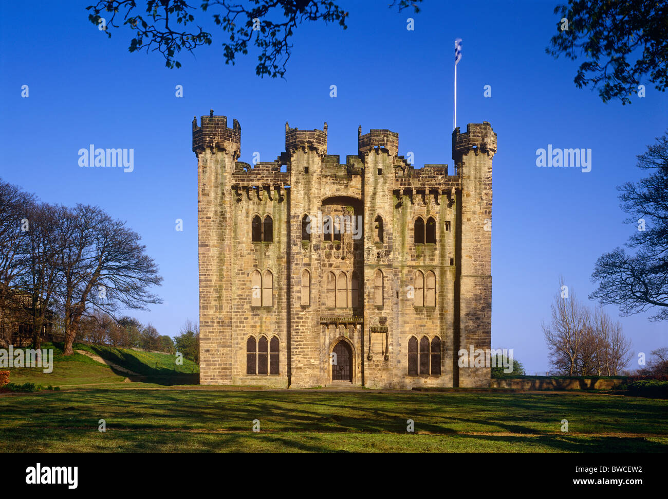 A view of Hylton Castle in Sunderland, Tyne and Wear Stock Photo - Alamy