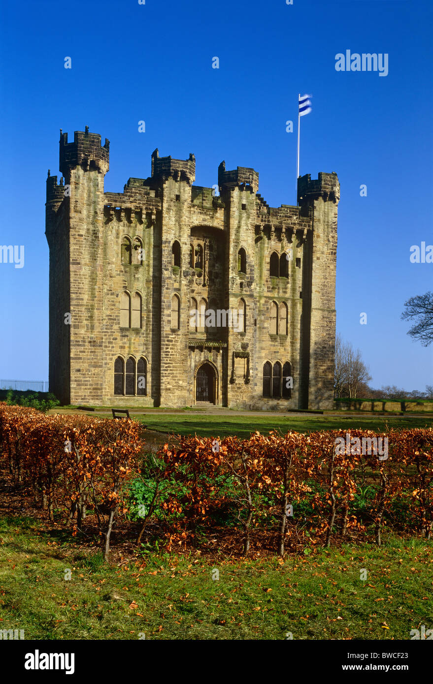 A view of Hylton Castle in Sunderland, Tyne and Wear Stock Photo - Alamy