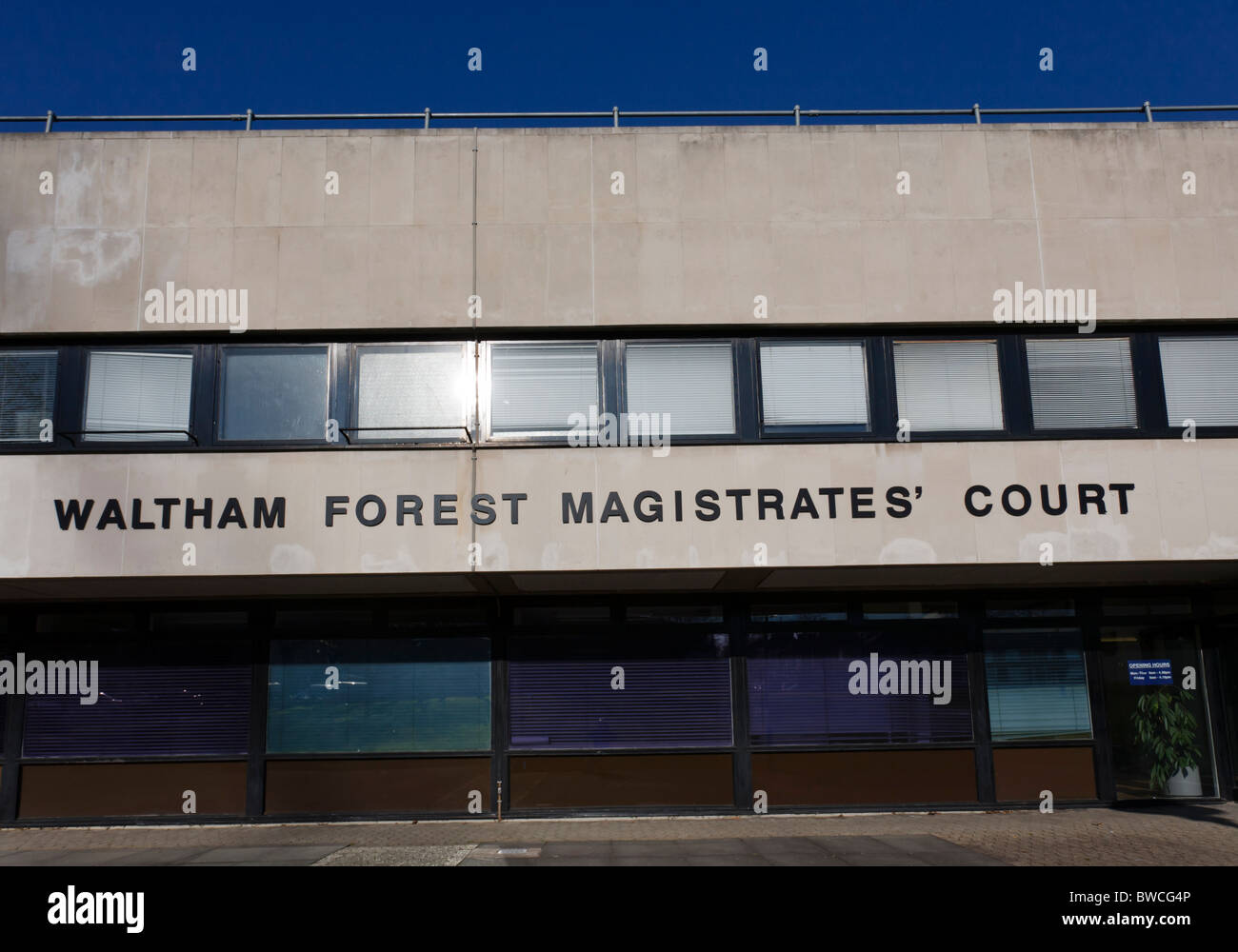 Waltham Forest Magistrates' Court Stock Photo - Alamy