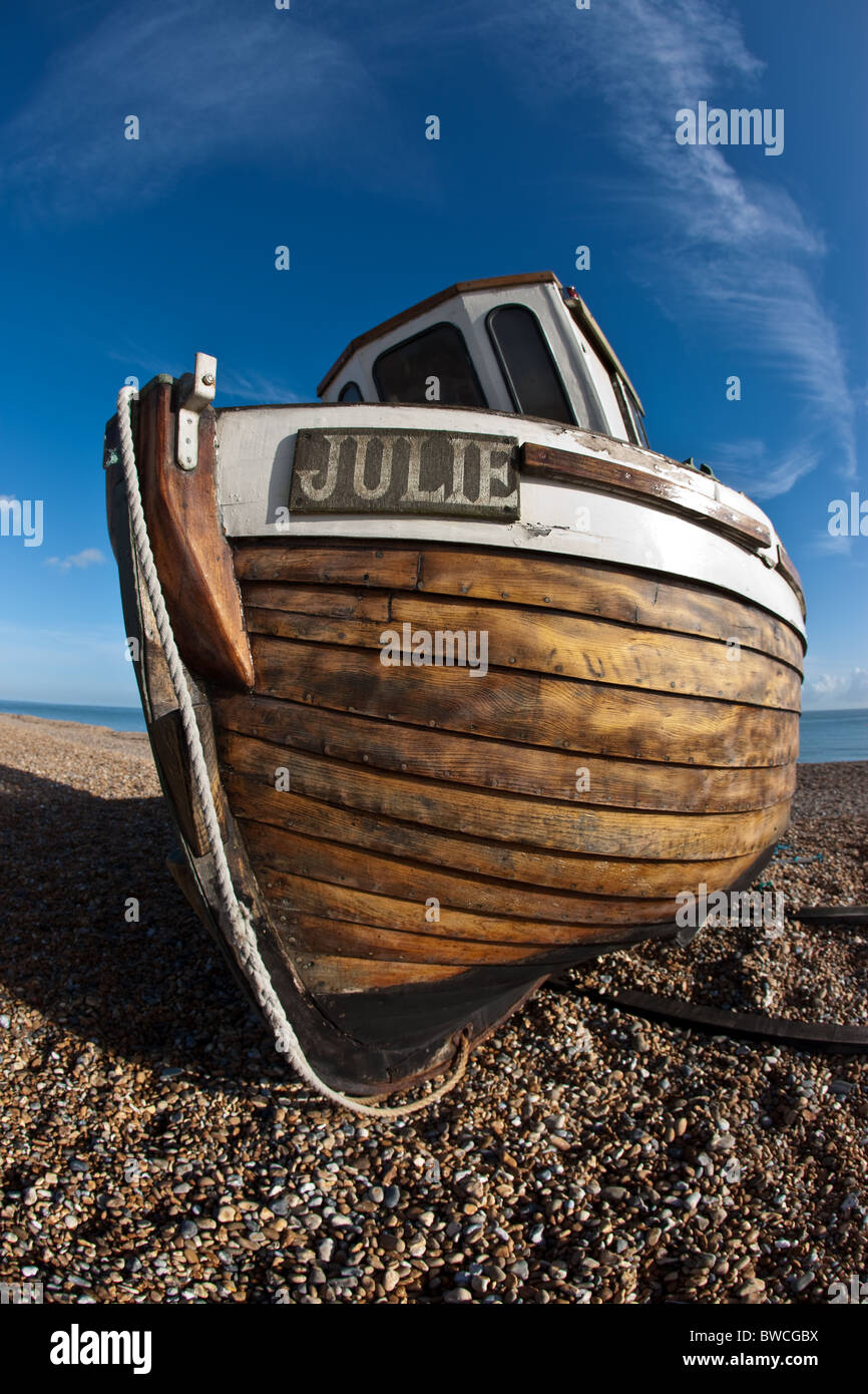 Walmer fishing boat Stock Photo - Alamy