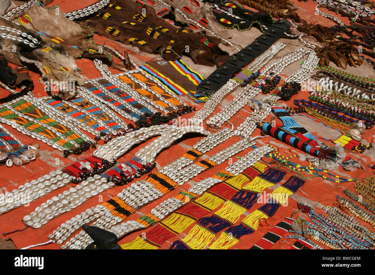 Colourful Bena Tribe Jewellery For Sale At The Key Afer Market, Omo ...