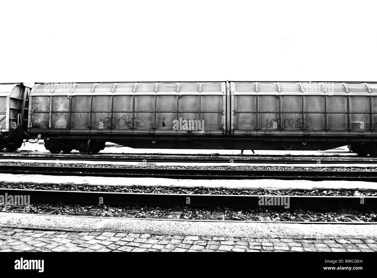 Stopped car Black and White Stock Photos & Images - Alamy