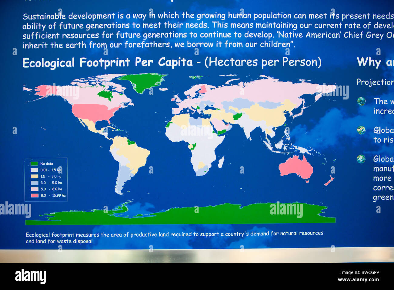 A display at the Solaris environmental centre run by Blackpool Council ...