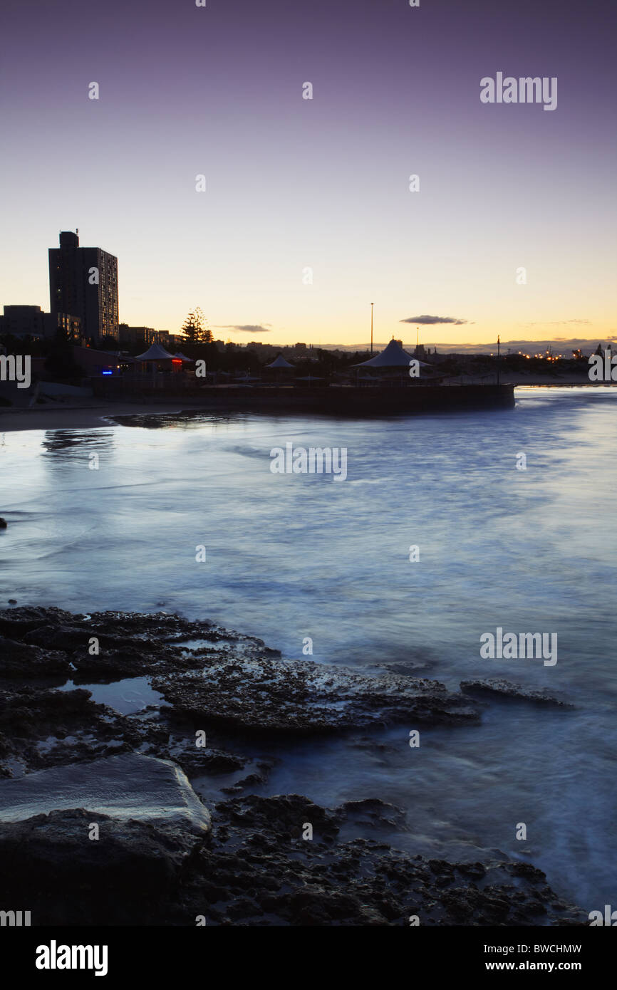 Humewood beachfront at sunset, Port Elizabeth, Eastern Cape, South ...