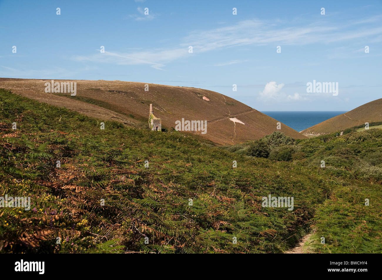Charlotte United Copper mine Cornwall Stock Photo - Alamy