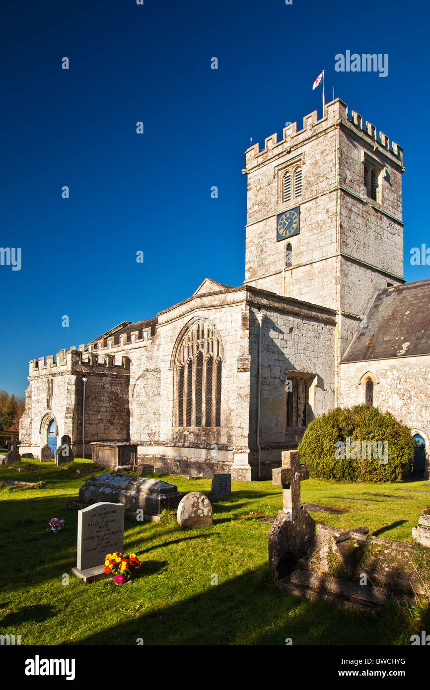 Typical English country village church, the 13th century All Saints ...