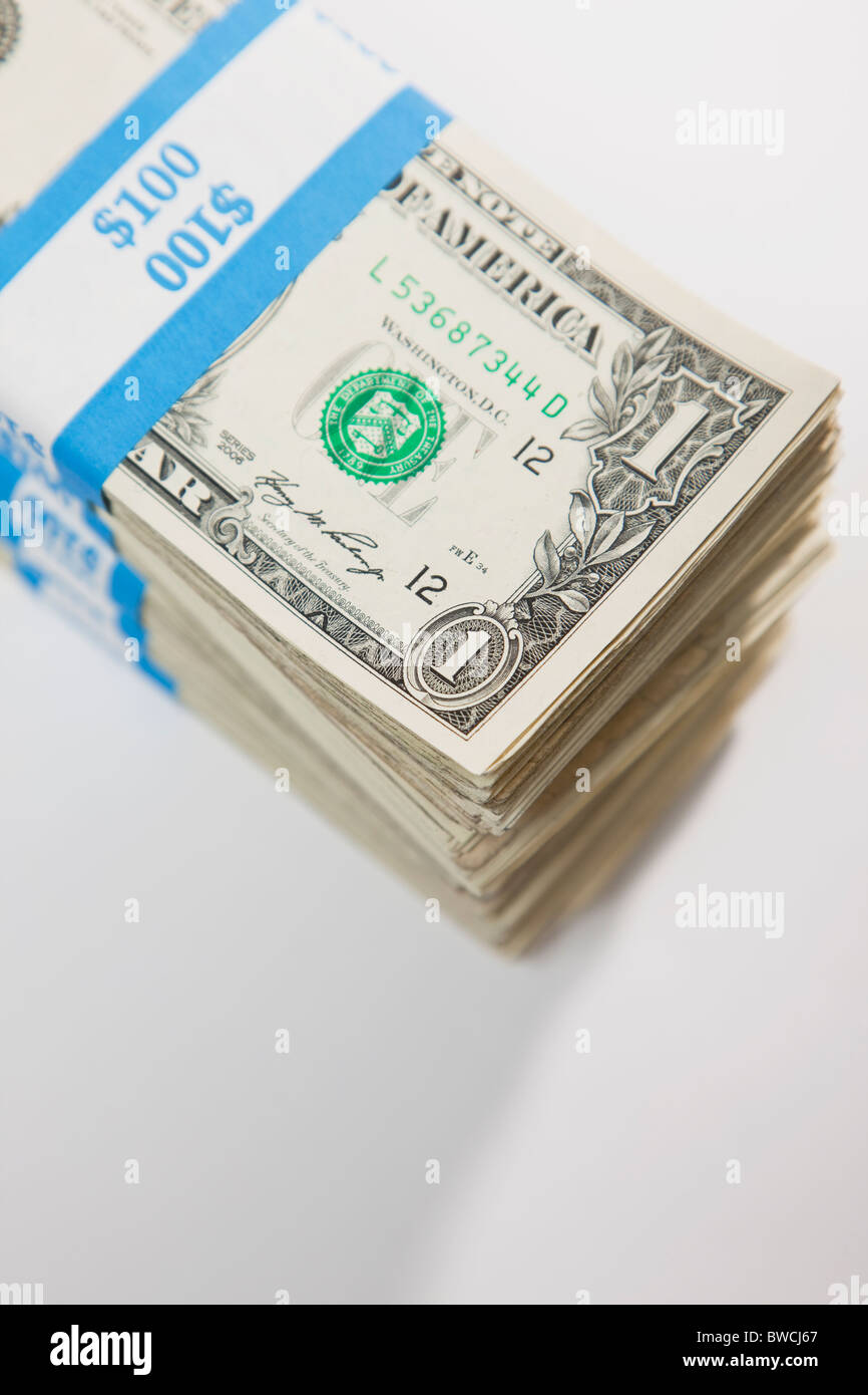 Dollar bill stack hi-res stock photography and images - Alamy