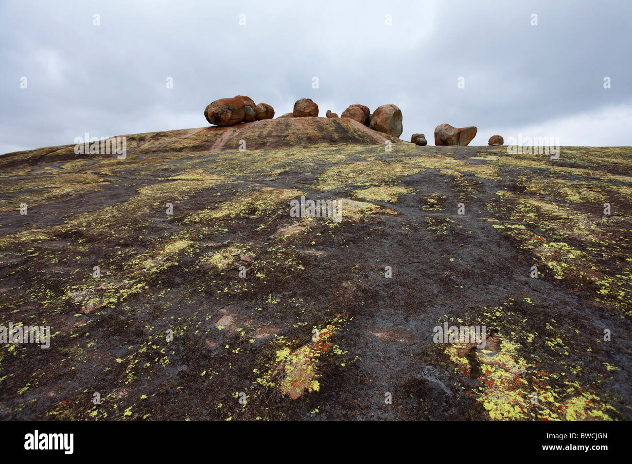 Cecil rhodes tomb and worlds view in matopos national park hi-res stock ...