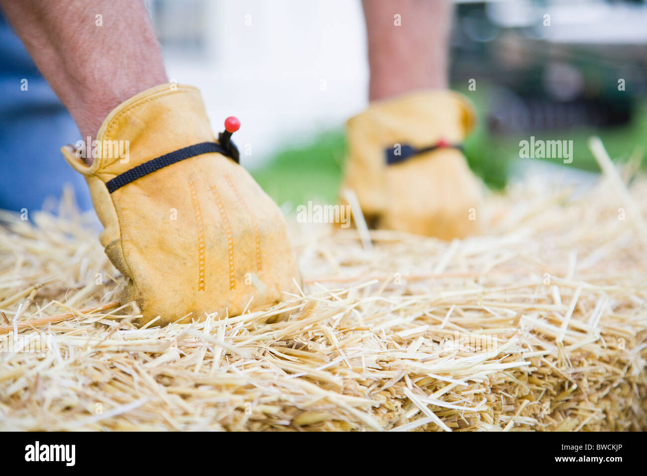 Farmer lifting hi-res stock photography and images - Alamy