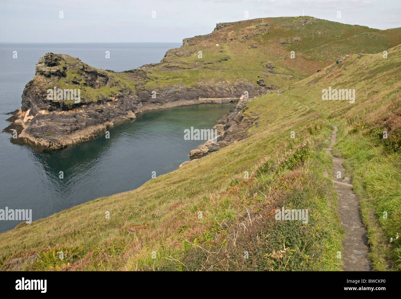 The Cornish coast at Boscastle Stock Photo - Alamy