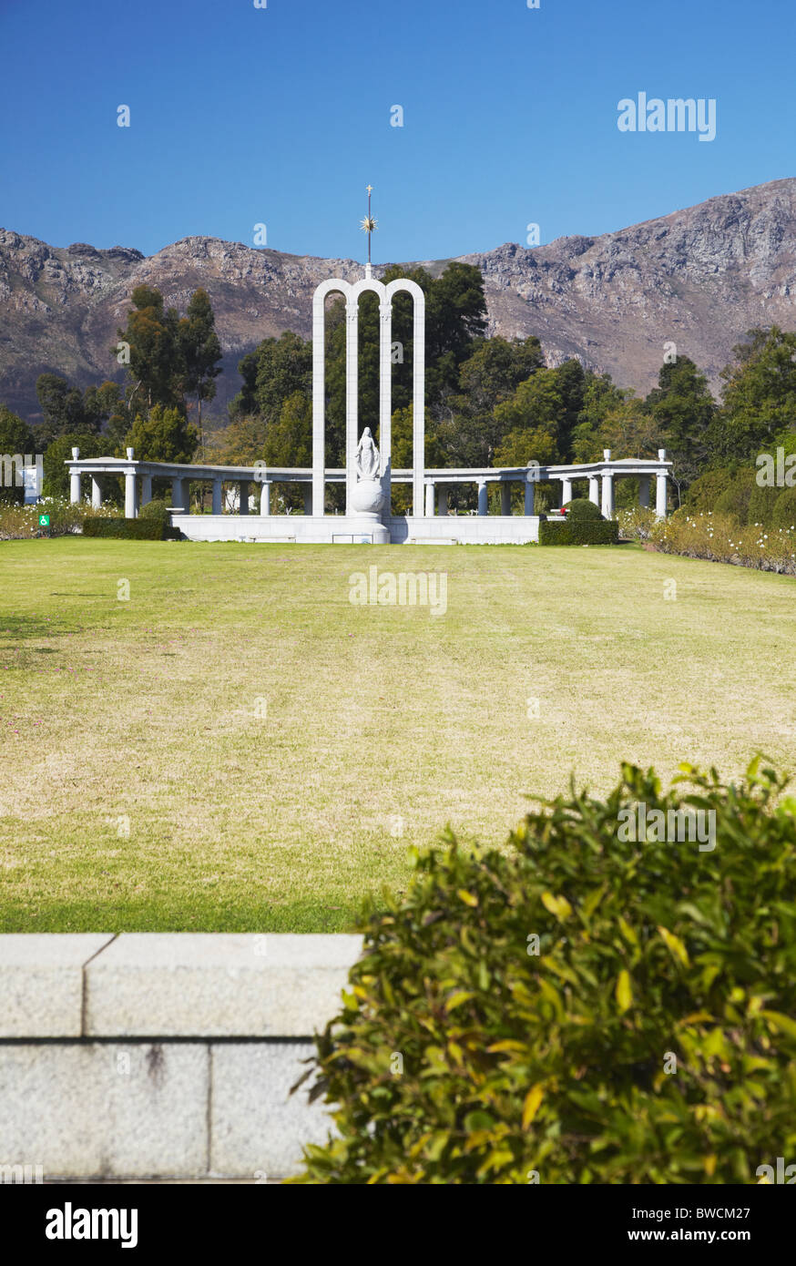 Huguenot Monument, Franschhoek, Western Cape, South Africa Stock Photo ...