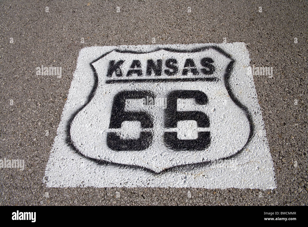 Route 66 kansas hi-res stock photography and images - Alamy