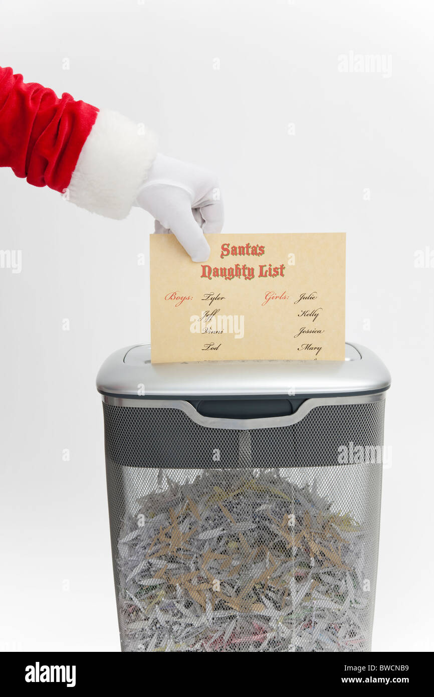 Santa naughty list hi-res stock photography and images - Alamy