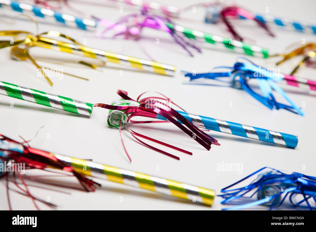 USA, Illinois, Metamora, Multi colored part horns Stock Photo - Alamy