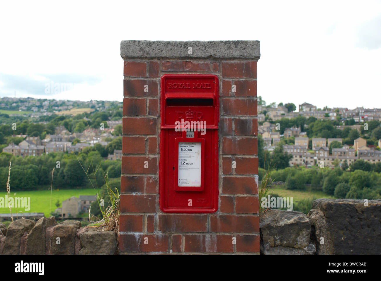Rural letter box in Huddersfield Stock Photo - Alamy