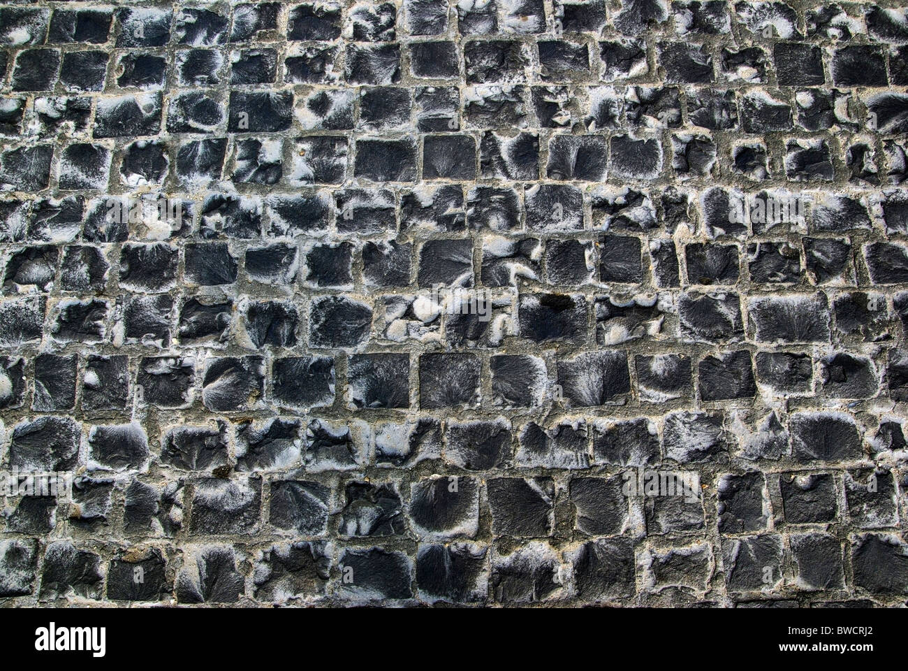 Old road made of stone bricks. Abstract texture background Stock Photo ...