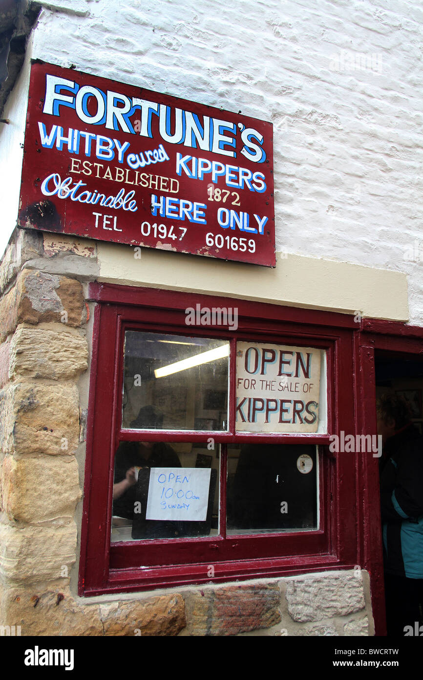Whitby kipper shop hi-res stock photography and images - Alamy