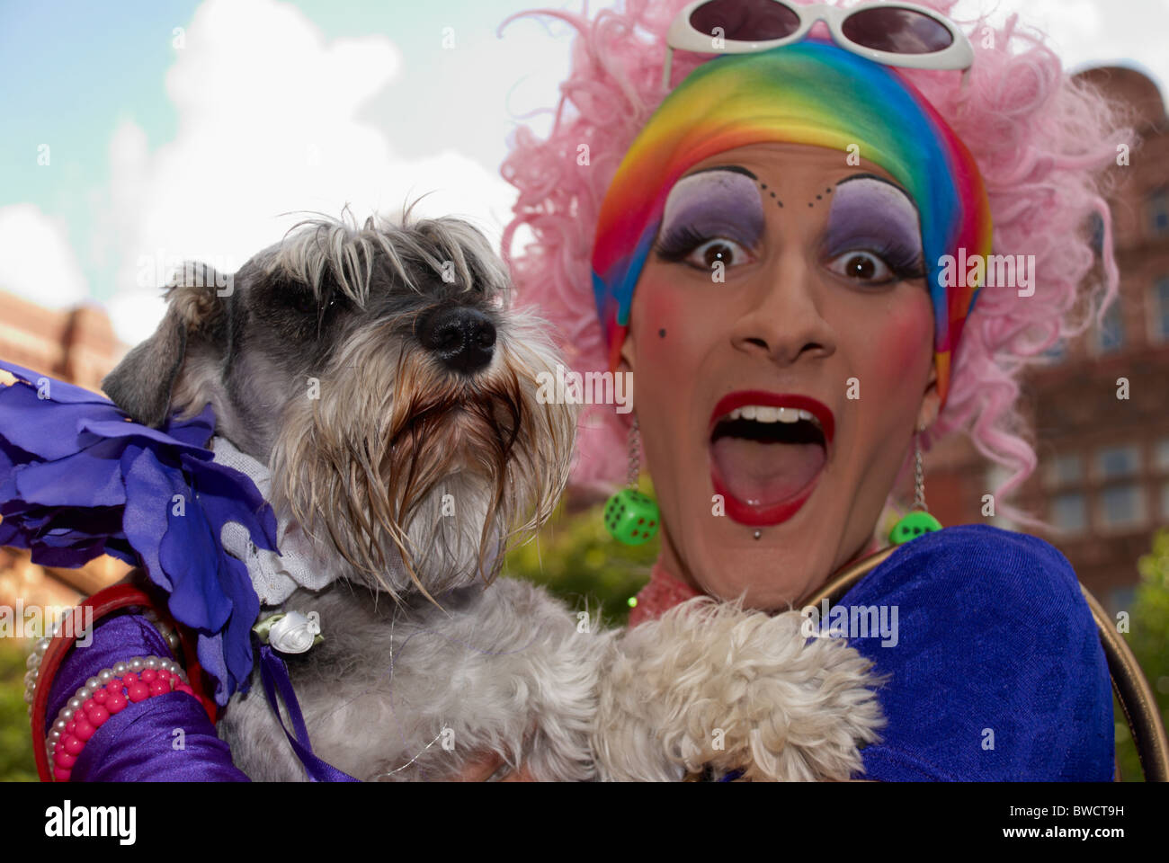 Pink Dog Show, Manchester 22/08/2010 Stock Photo - Alamy