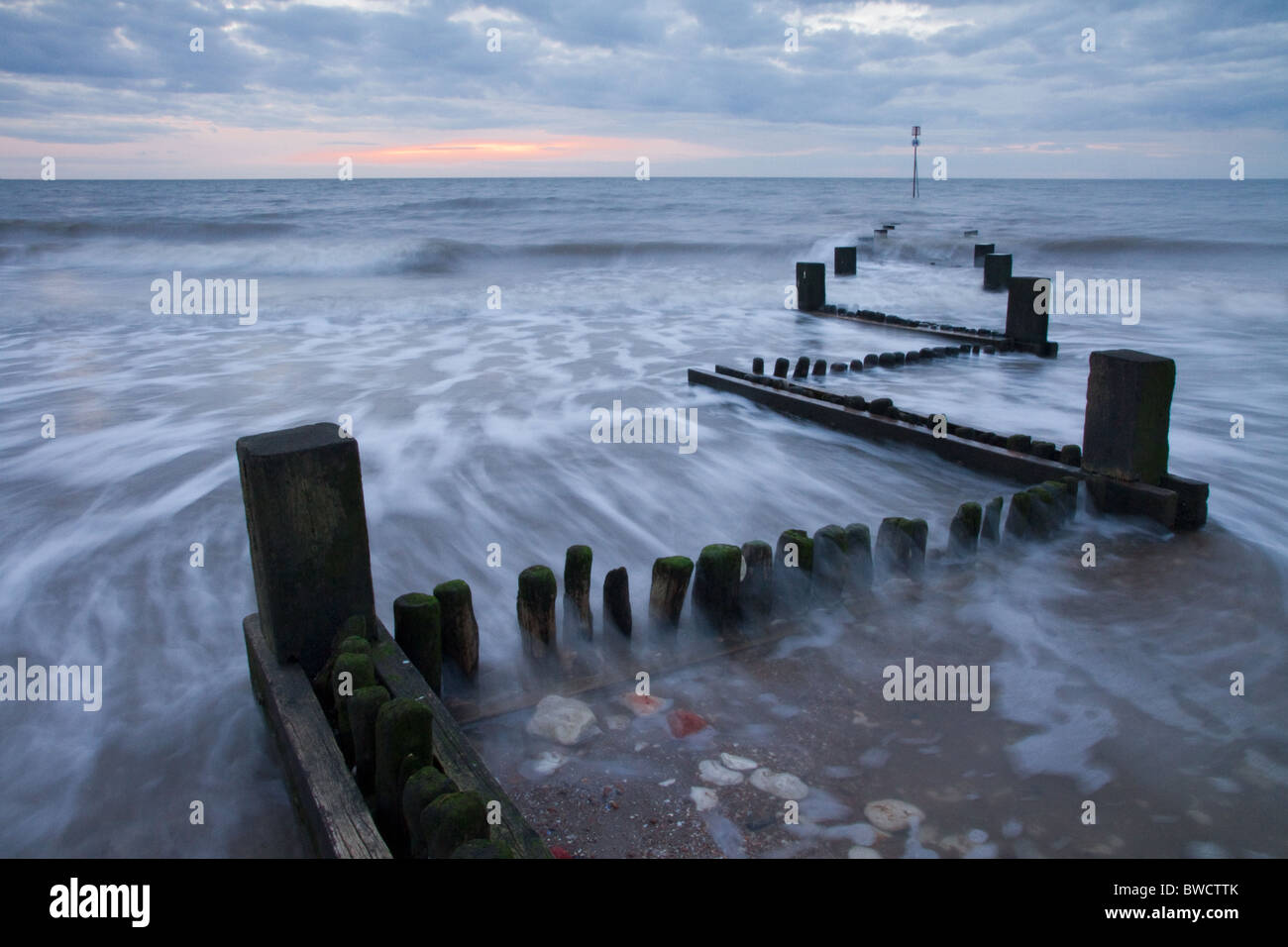 Hunstanton groynes hi-res stock photography and images - Alamy