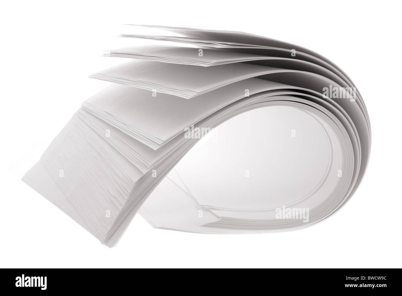 Roll of Papers Stock Photo - Alamy