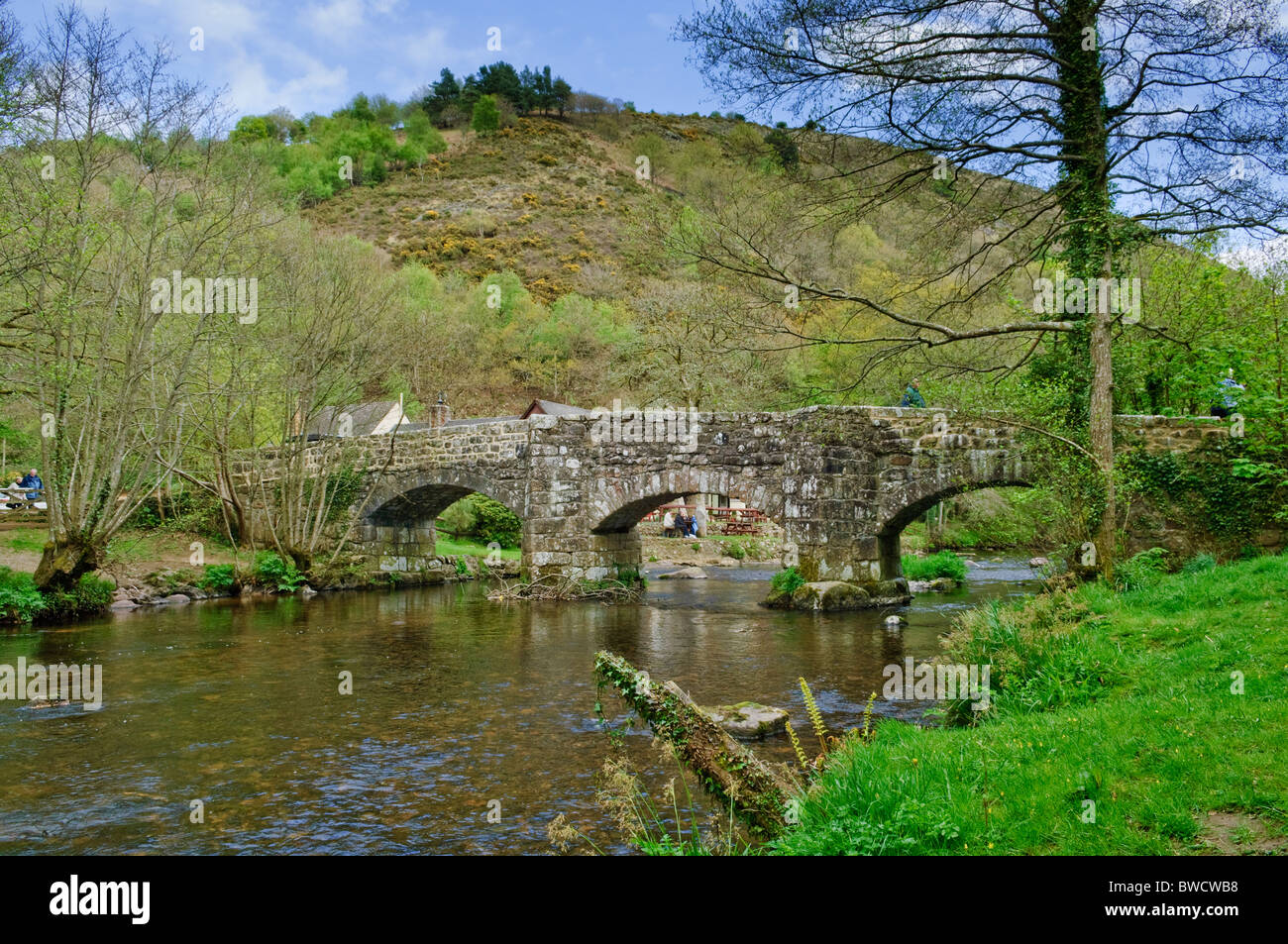 Fingle bridge hi-res stock photography and images - Alamy