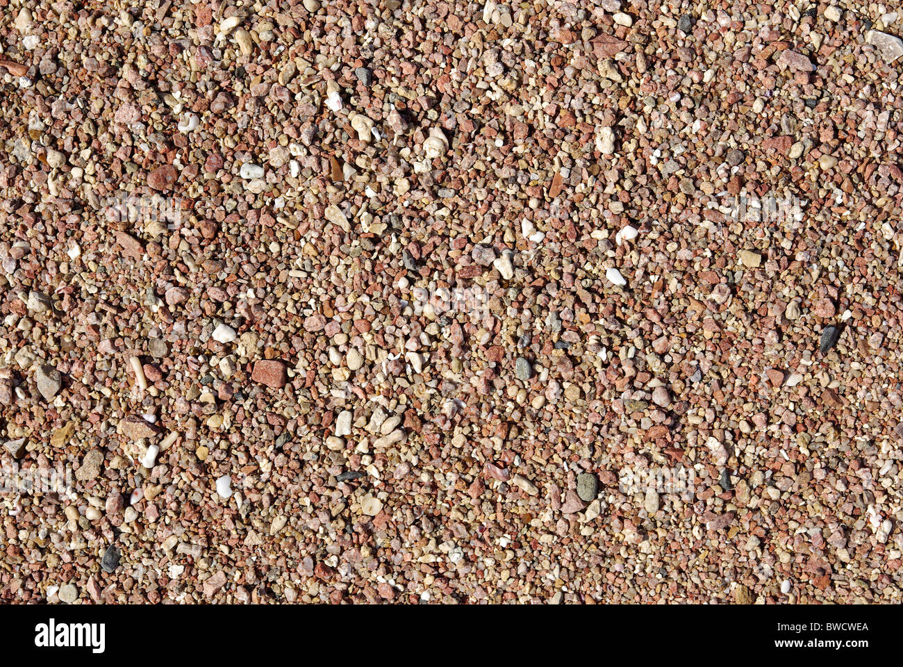 Red pebble on the coastline of Red Sea backdrop, Egypt, Africa Stock ...