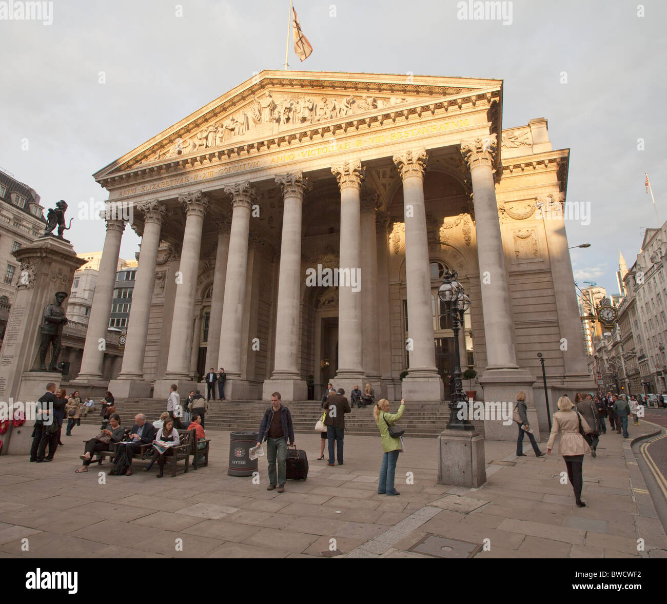 Royal Exchange in london Stock Photo - Alamy